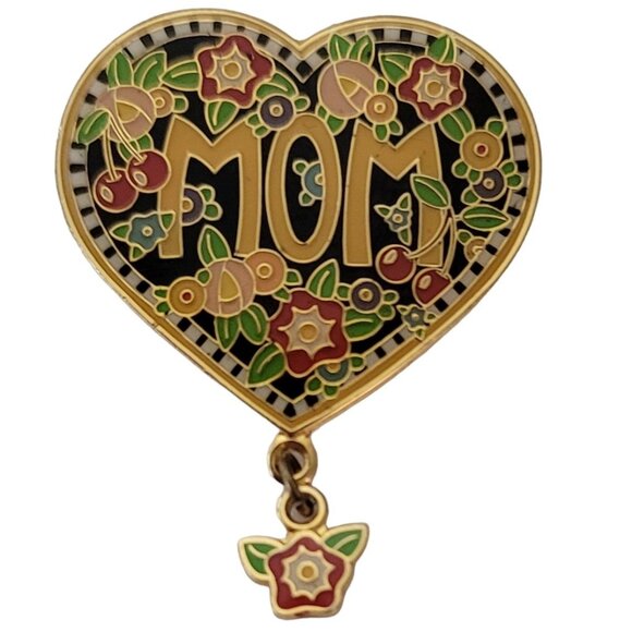 Mary Engelbreit | Jewelry | Mary Engelbreit Mom Heart Flower Charm ...
